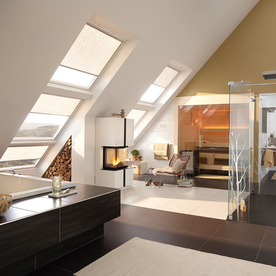 VELUX Dachfenster Rollos  perfekter Sichtschutz  JalouCity
